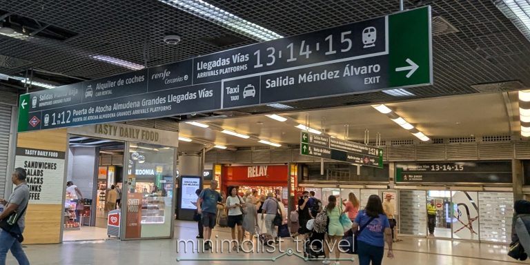 Madrid Atocha Train Station—Our Complete Guide to Navigating and Staying Nearby – Minimalist.Travel